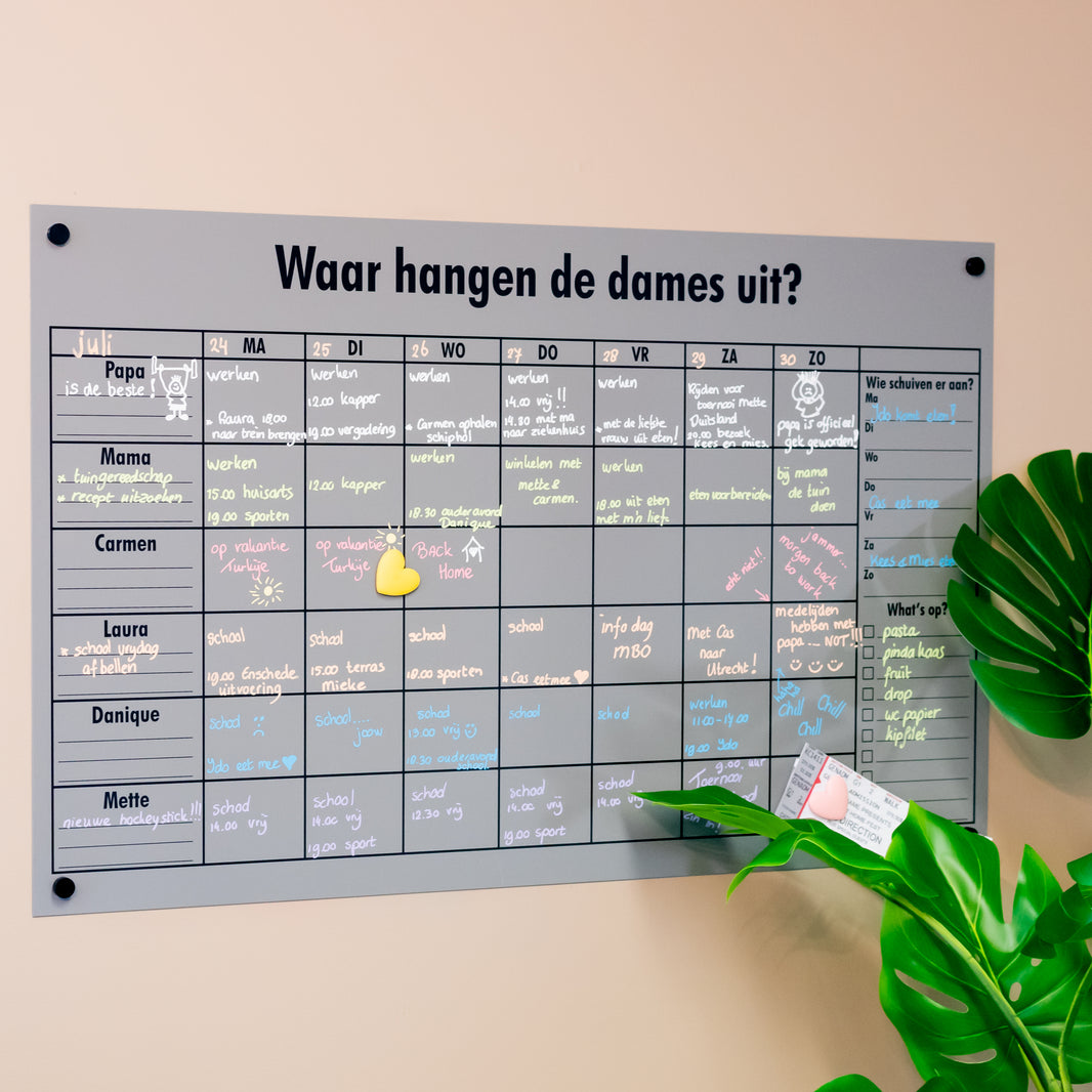 Magnetisch planbord kopen? Personaliseerbaar & Hoge kwaliteit! – WireDesign