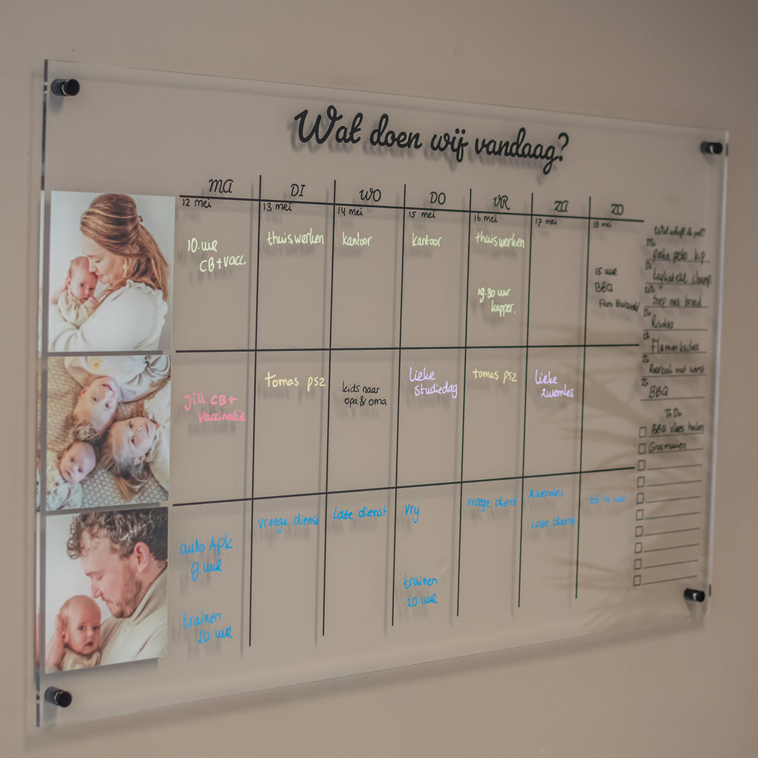 Planbord kopen? Handige whiteboard planners bij WireDesign